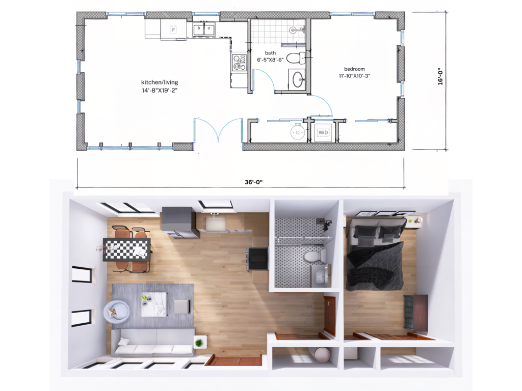 Custom Tiny Home Floor Plans | One and Only Tiny Homes