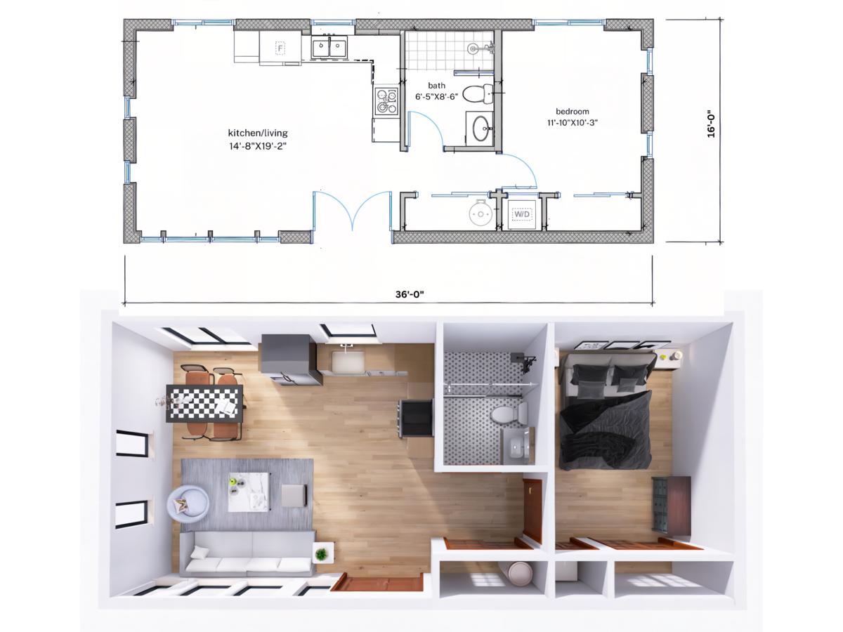 Custom Tiny Home Floor Plans | One and Only Tiny Homes